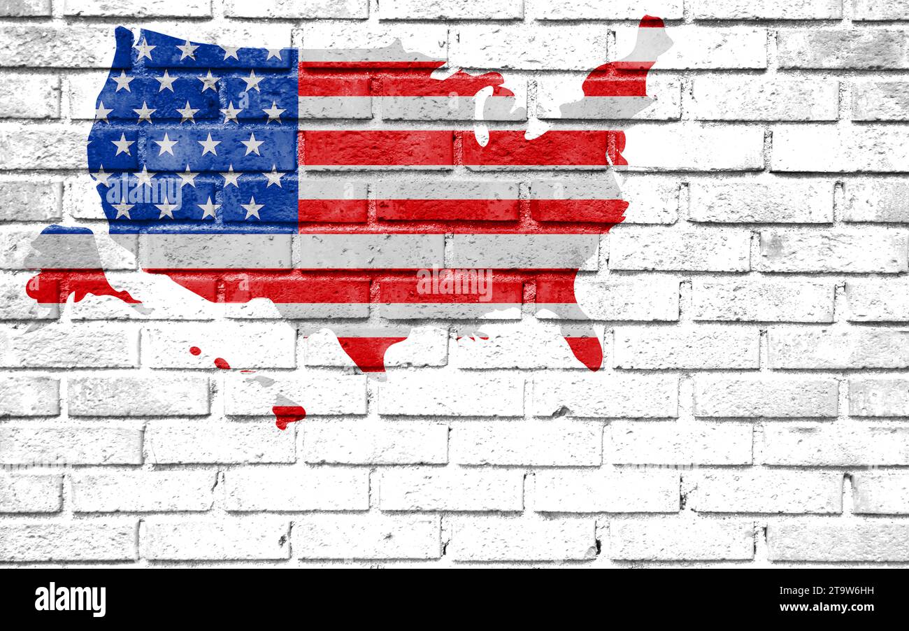 usa vote election for president of united states of america map flag on ...