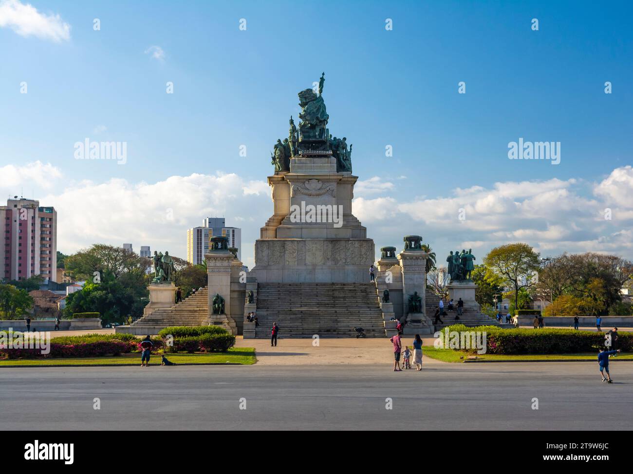 Monument to the Independence of Brazil. Historical Fact. city of São ...