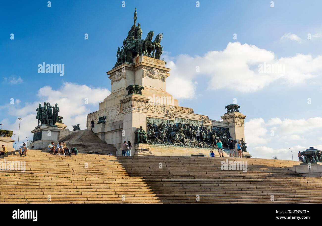 Monument to the Independence of Brazil. Historical Fact. city of São ...
