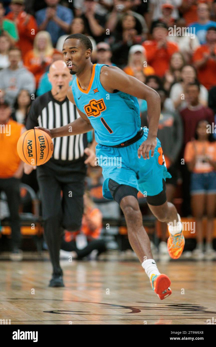 STILLWATER, OK - NOVEMBER 06: Oklahoma State Cowboys guard Bryce ...