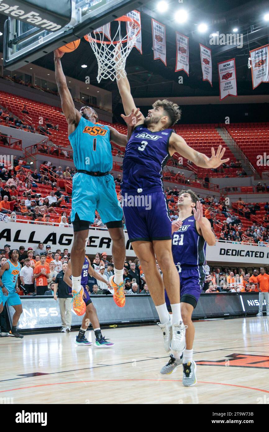 STILLWATER, OK - NOVEMBER 06: Oklahoma State Cowboys guard Bryce ...
