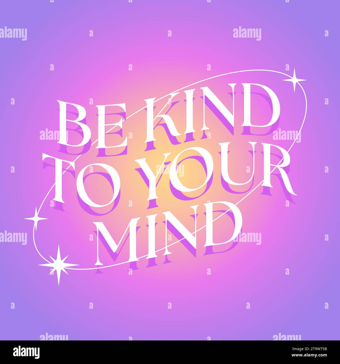 Positive mind illustration hi-res stock photography and images - Alamy