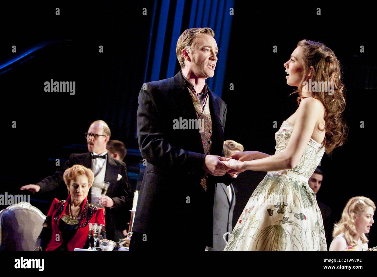 left: Harriet Walter (Livia) centre: Raymond Coulthard (Hippolito ...