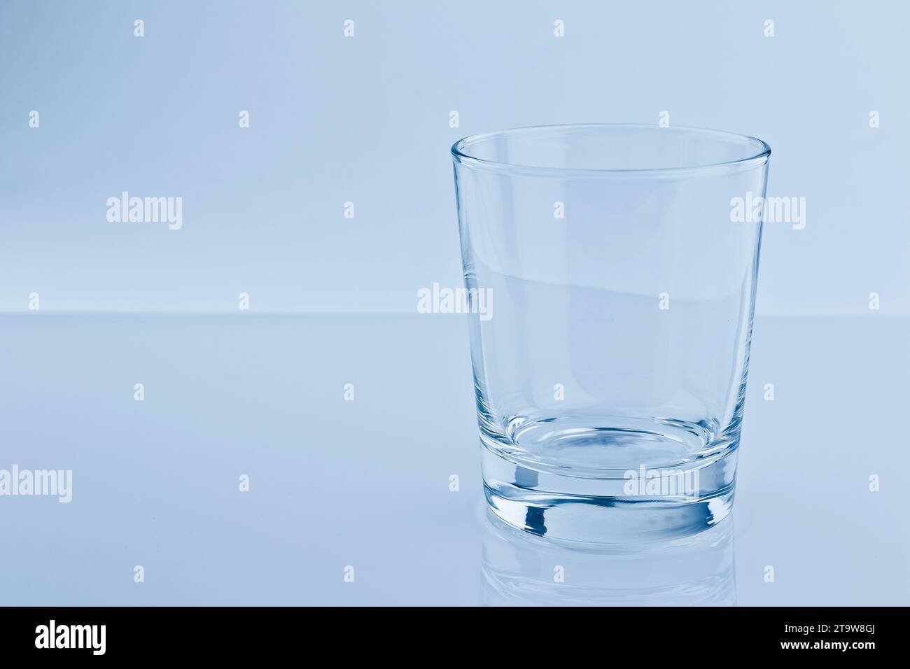 empty water glass, nutrition and health-care concept on white background Stock Photo - Alamy