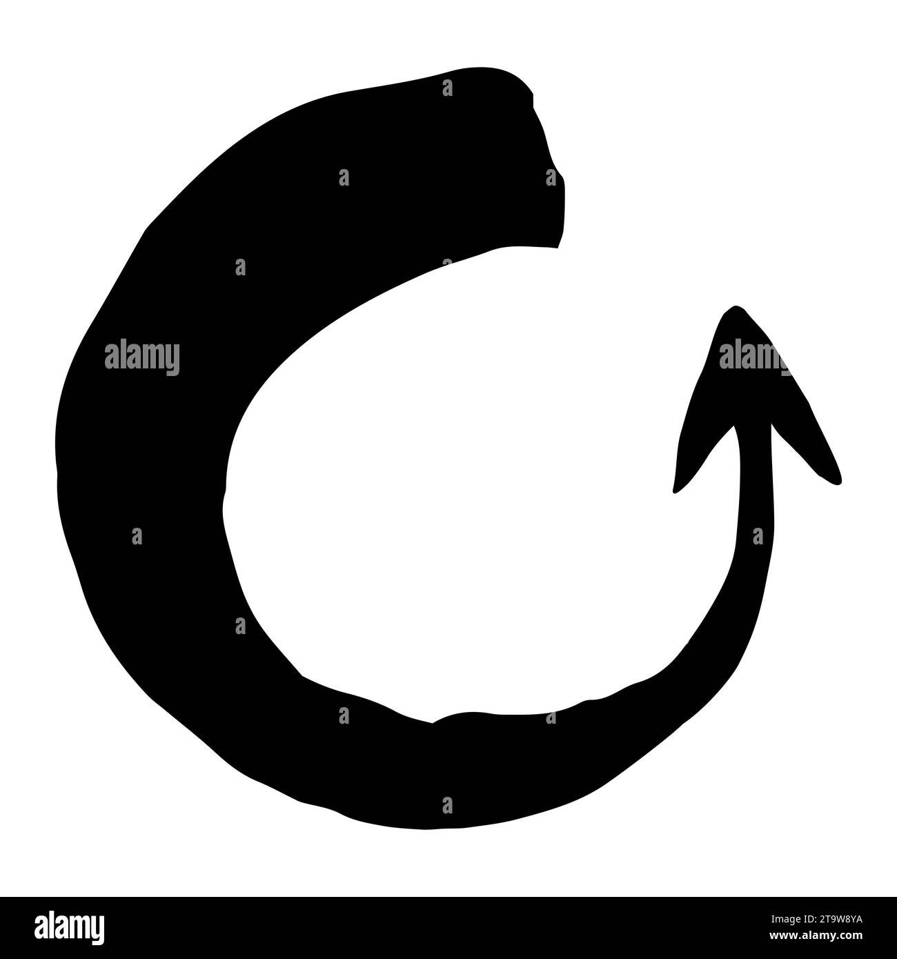 Hand painted arrow drawn with ink brush isolated on white background ...