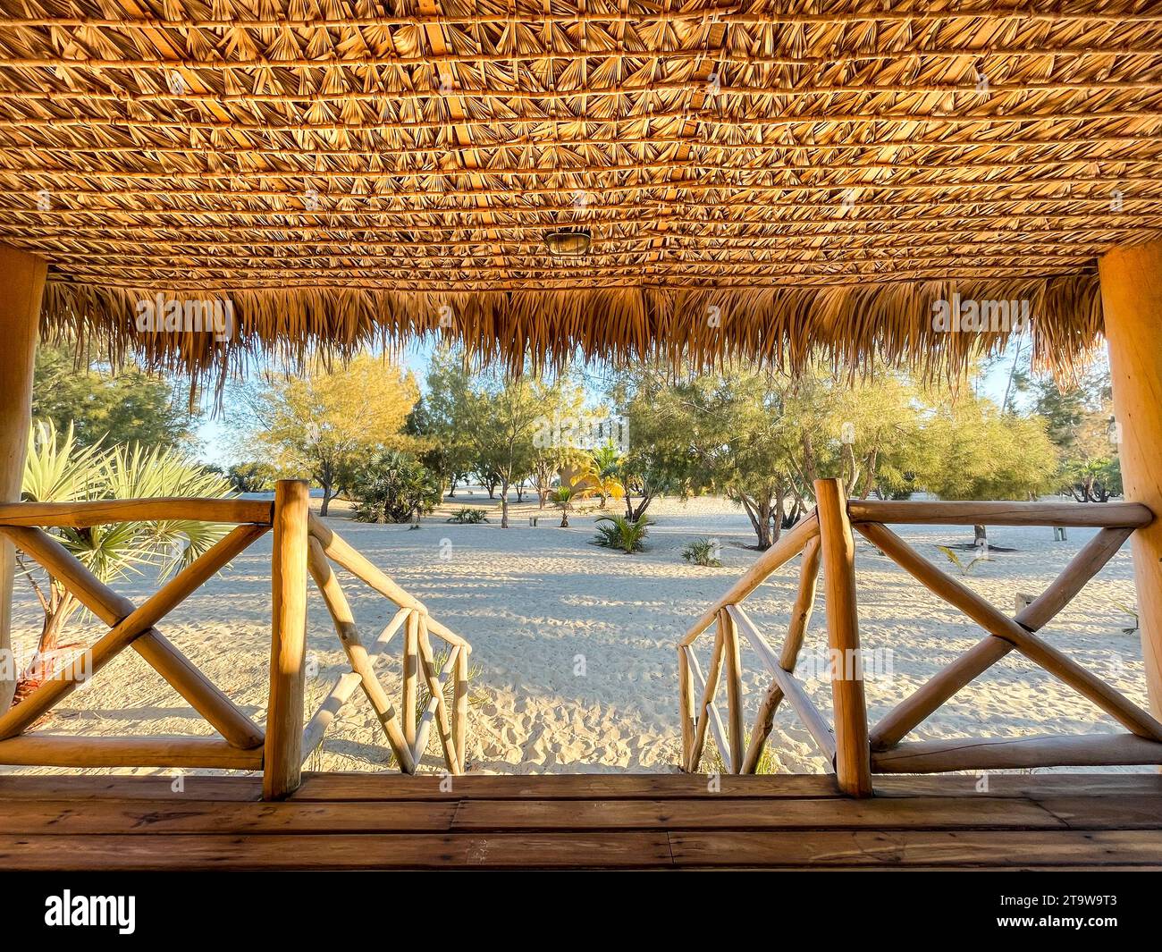 Madagascar, traditional lodge Stock Photo - Alamy