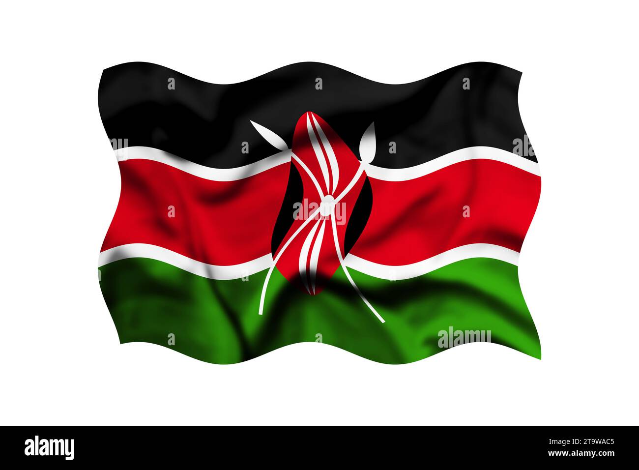 Kenya S Flag Flag Map Of Kenya | Free Vector Maps