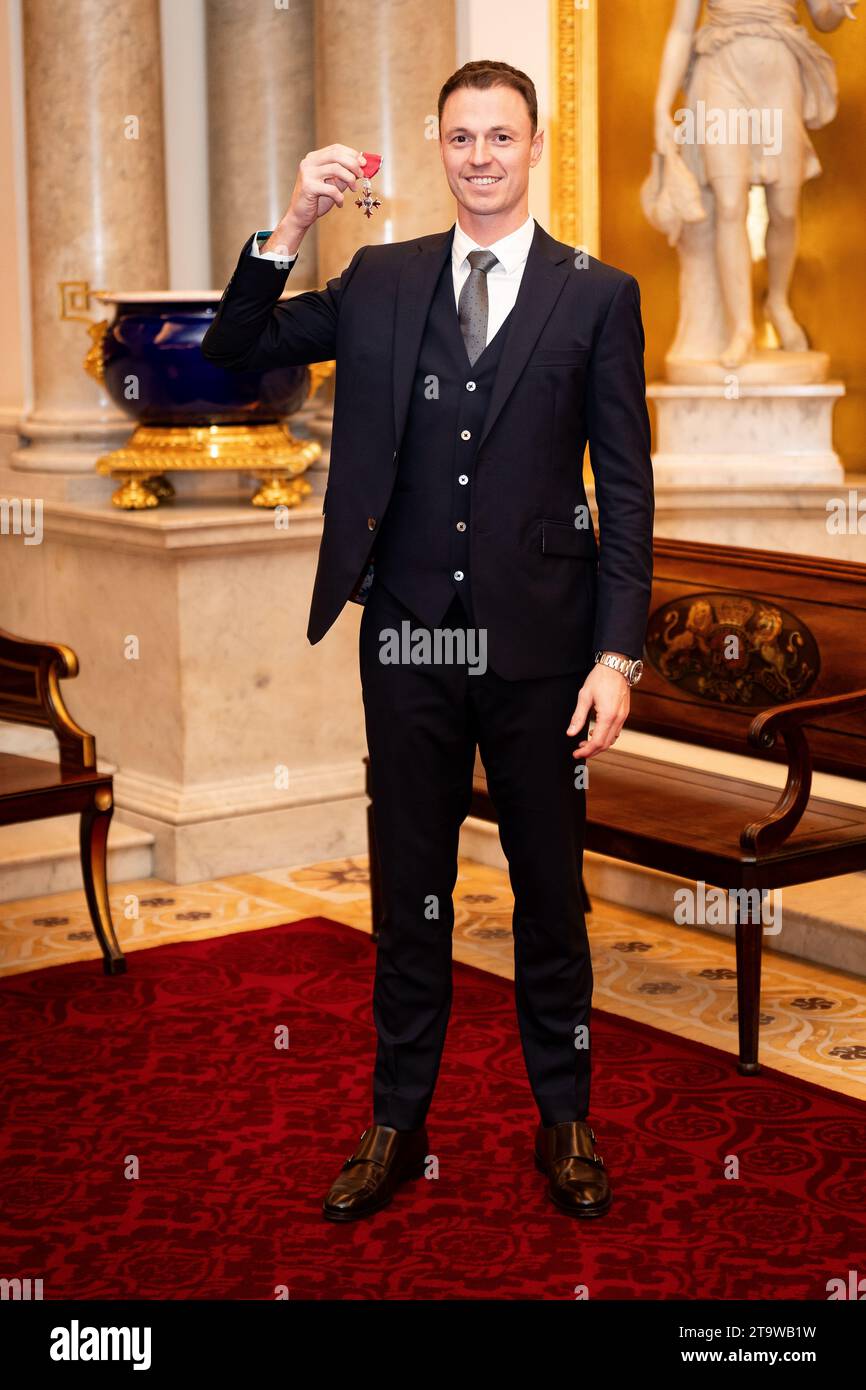 Jonathan Evans (Jonny Evans), from Hale, is made a Member of the Order ...