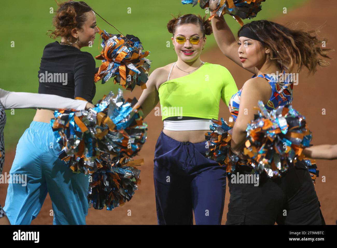 Hermosillo Mexico November 24 Cheerleader Hit Girls During A Match