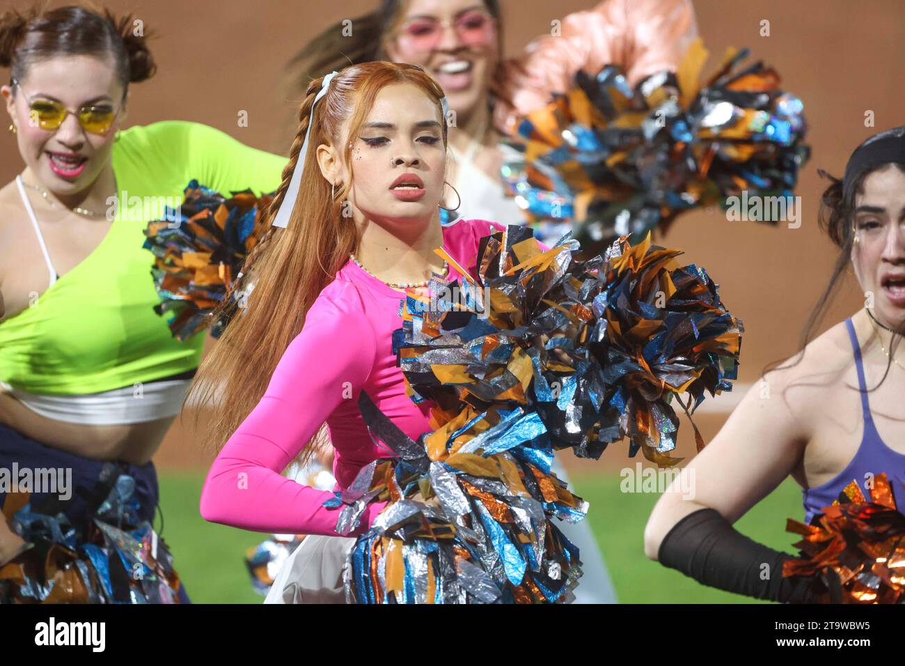 Hermosillo Mexico November 24 Cheerleader Hit Girls During A Match