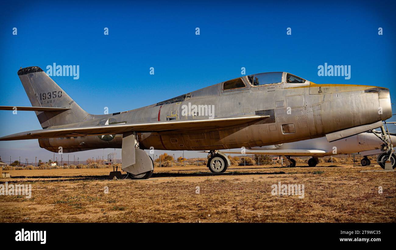 The Republic YF-84F prototype Stock Photo - Alamy