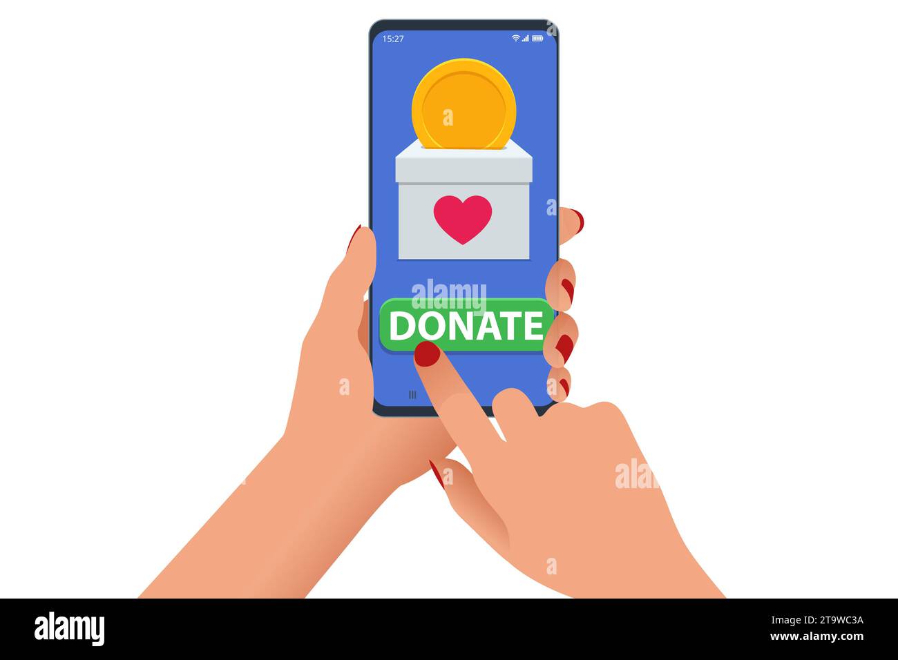 Charity fundraising cartoon hi-res stock photography and images - Alamy