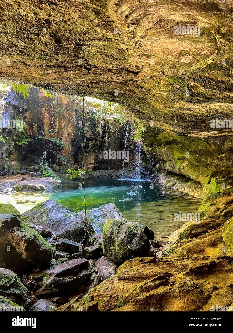 Madagascar, Isalo, waterfall and natural pool Stock Photo - Alamy