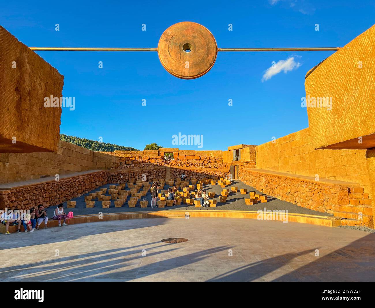 Italy, Sicily, Santo Stefano Quisquina, Andromeda Theater Stock Photo ...