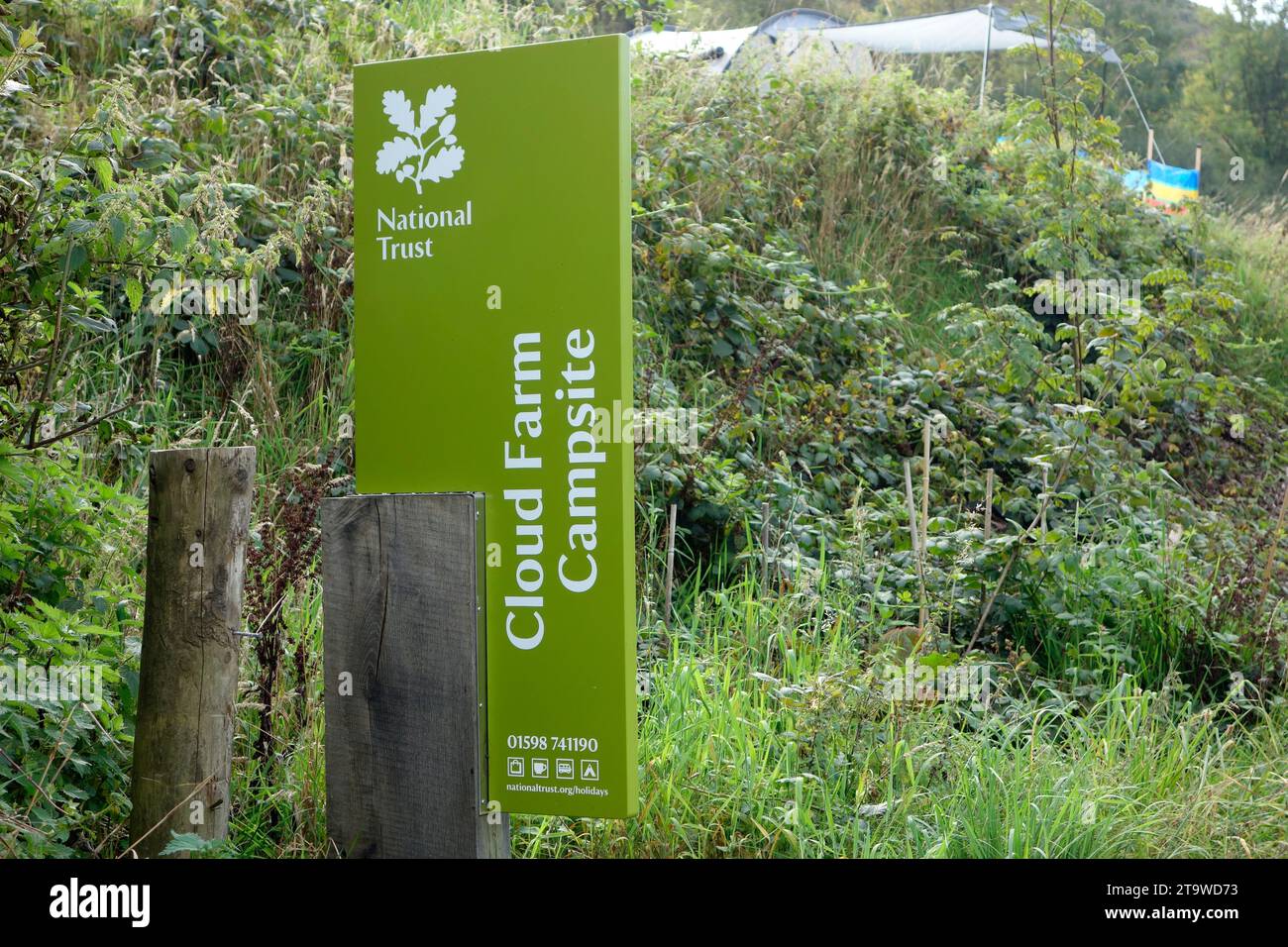 National Trust Cloud Farm Campsite, Nr Malmsmead, Exmoor National Park ...