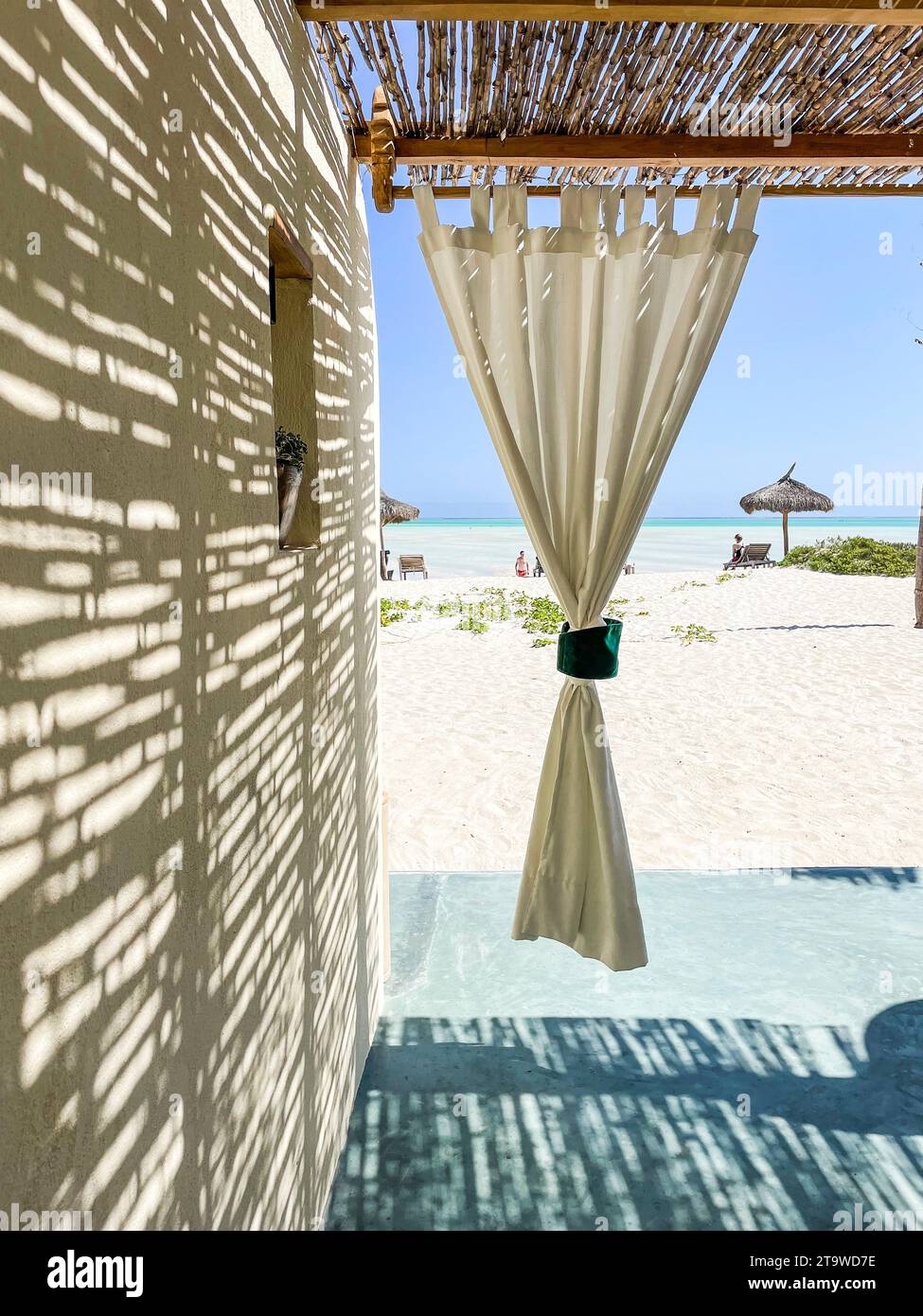 Madagascar, Ambatomilo, traditional lodge Stock Photo - Alamy