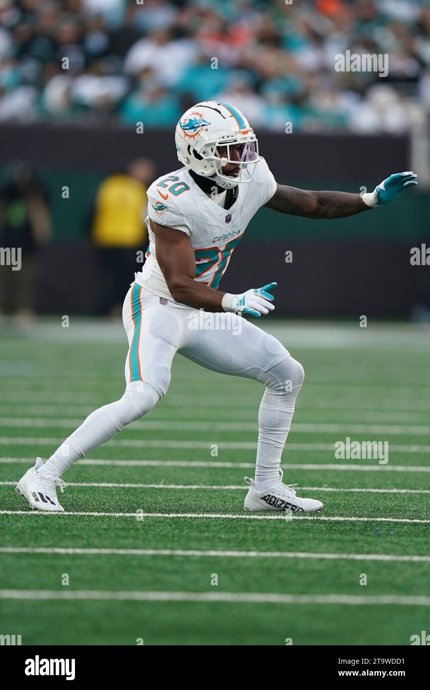 Miami Dolphins cornerback Justin Bethel (20) during an NFL football ...