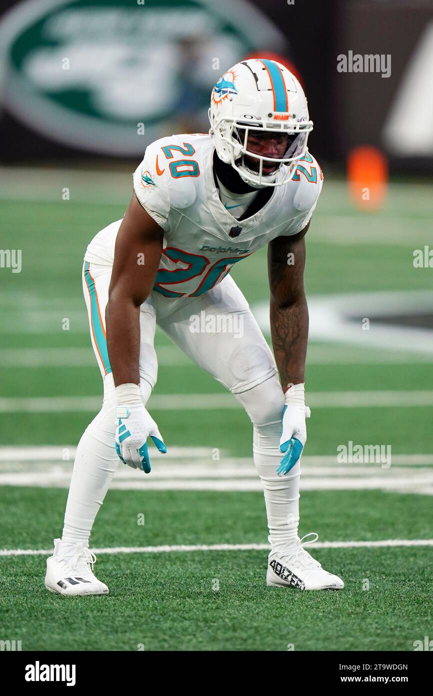 Miami Dolphins cornerback Justin Bethel (20) during an NFL football ...