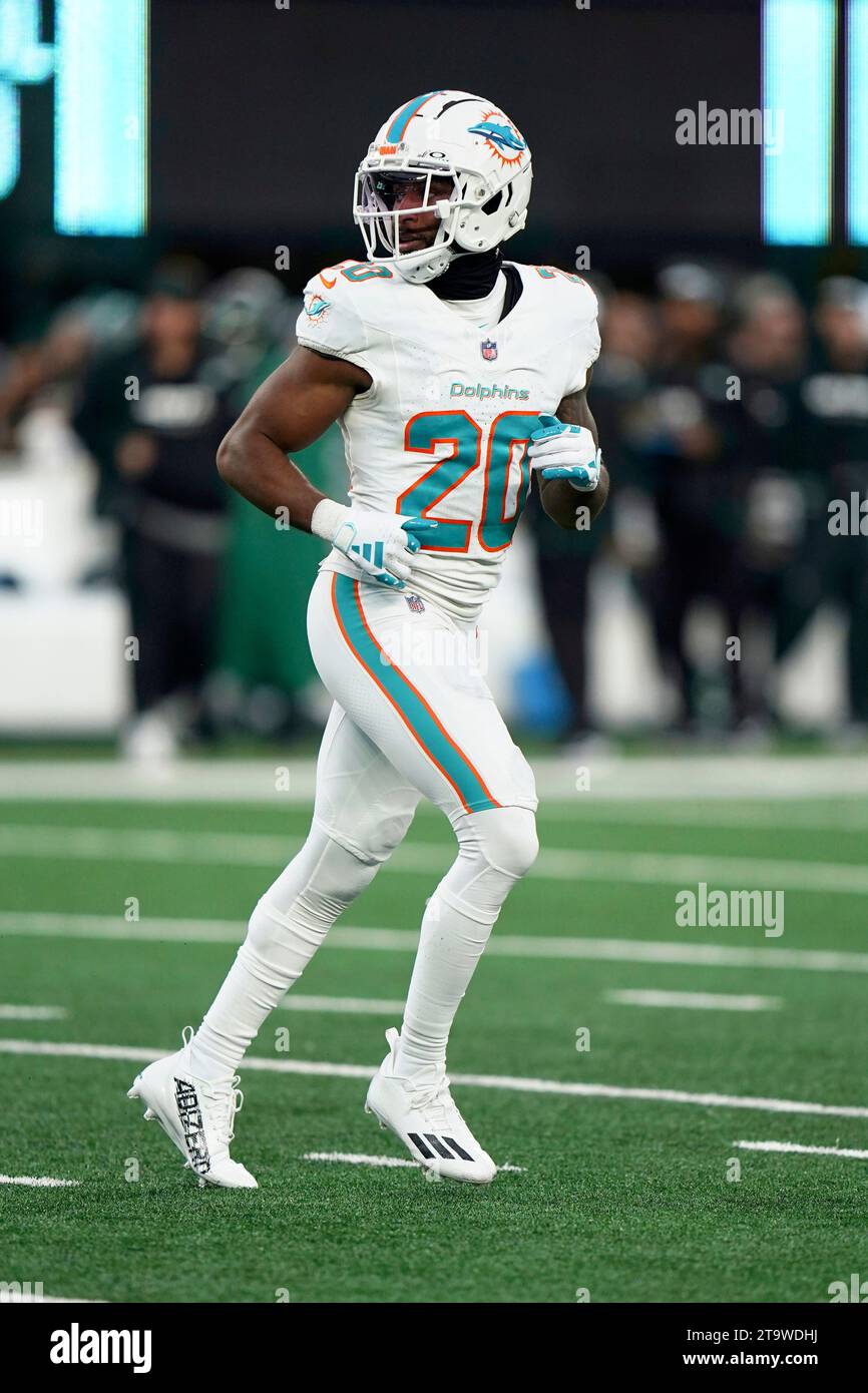 Miami Dolphins cornerback Justin Bethel (20) during an NFL football ...