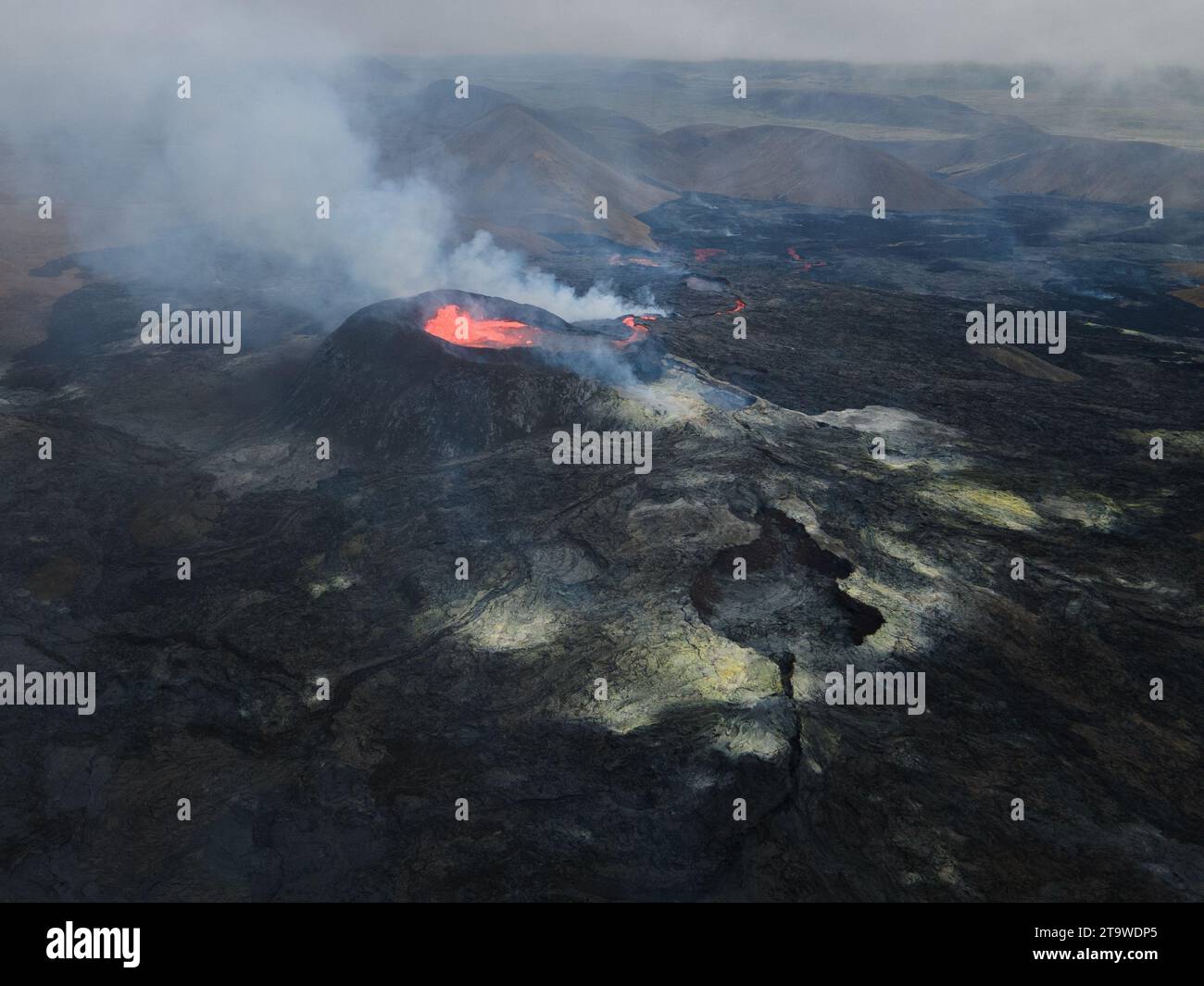 Fagradalsfjall volcano, Iceland Stock Photo - Alamy