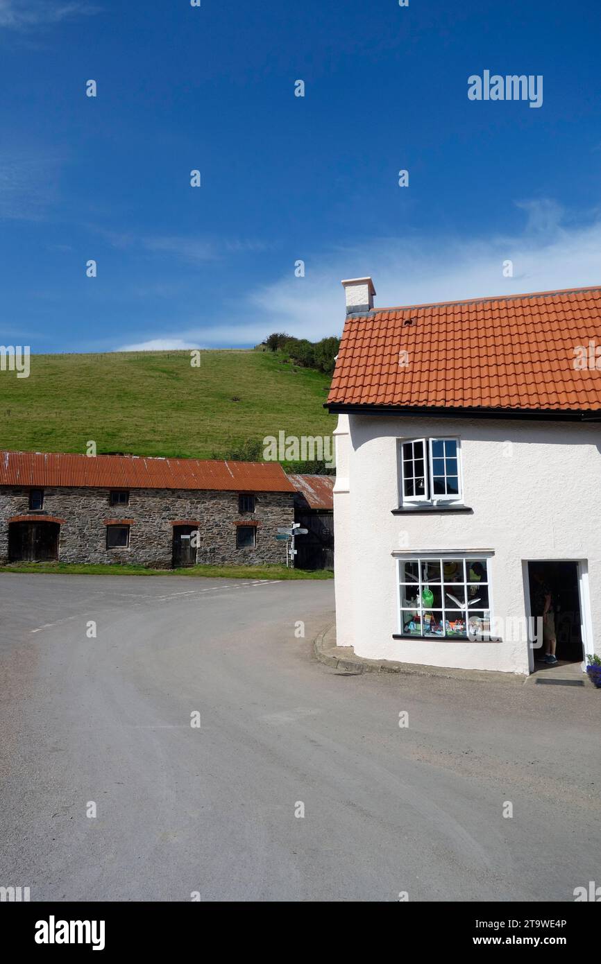 Lorna Doone Farm, Malmsmead, Exmoor National Park, Devon, England, UK ...