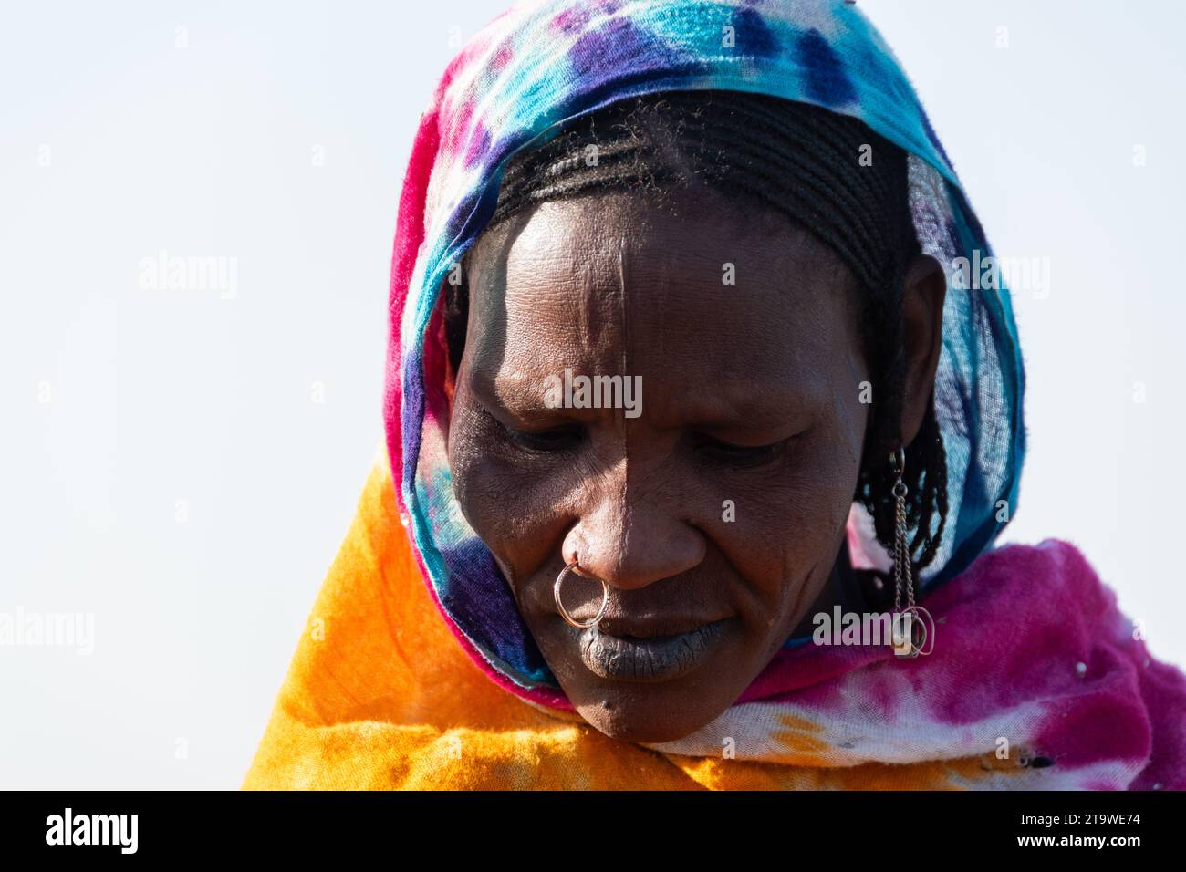 buduma woman of lake chad, central africa Stock Photo - Alamy