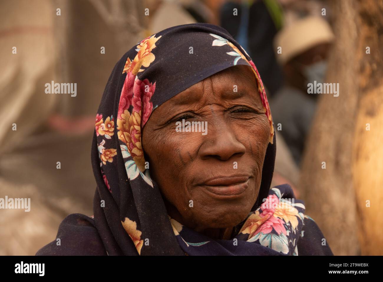 Chadian people portrait near to lake chad, central africa Stock Photo ...