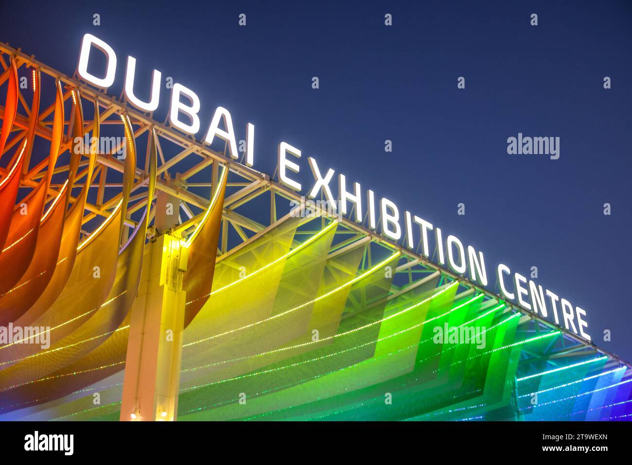 Dubai, United Arab Emirates. 27th Nov, 2023. Dubai Exhibition Center is ...