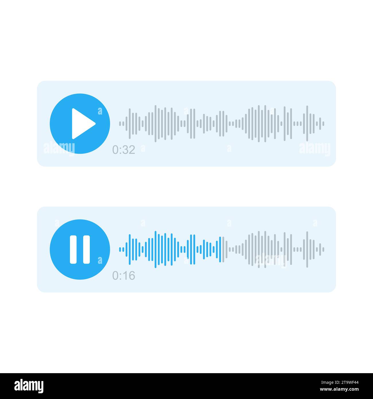 Voice message icon illustration hi-res stock photography and images - Alamy