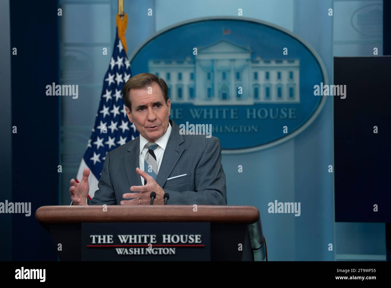 NSC Coordinator for Strategic Communications John Kirby participates in ...