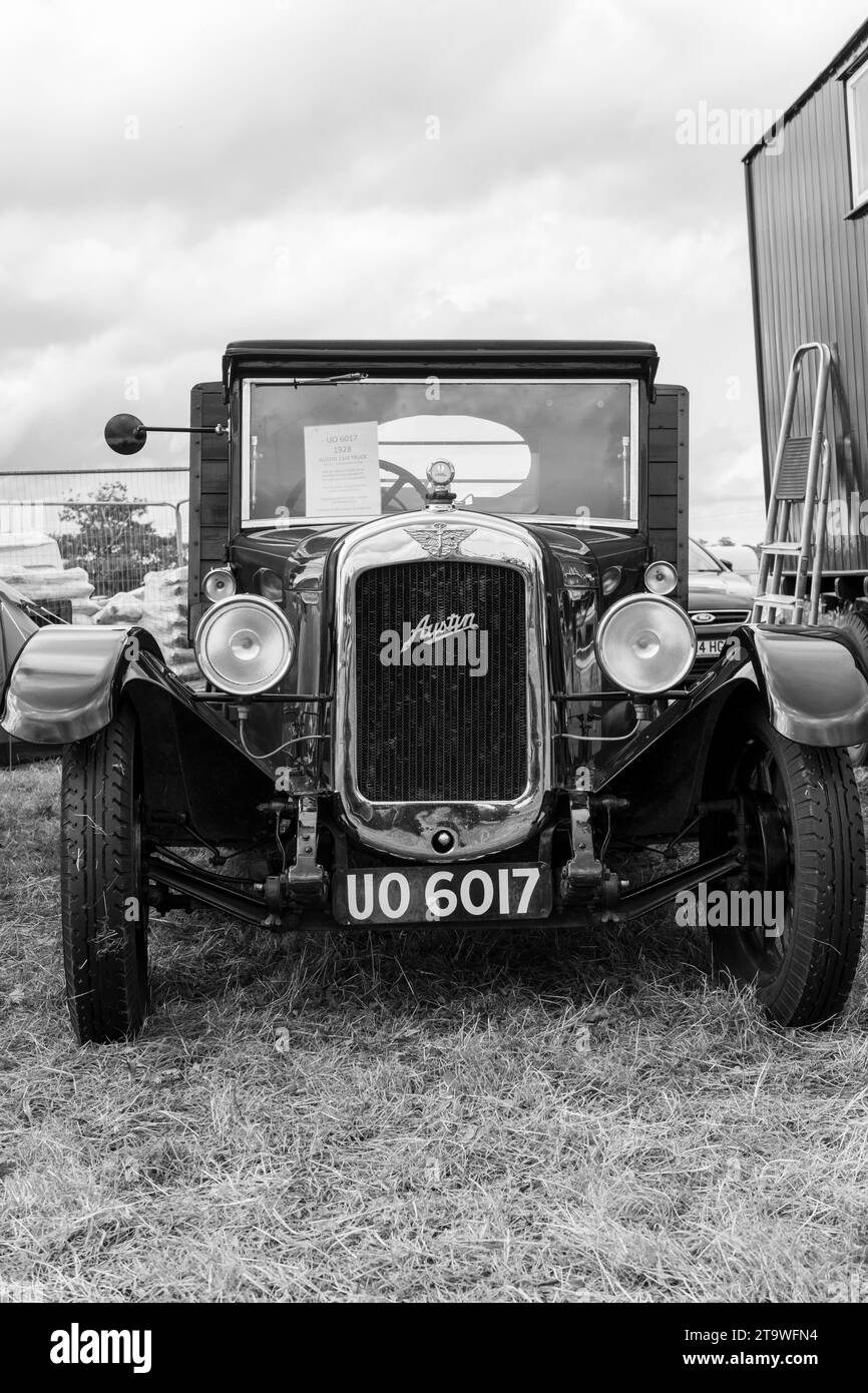 Low Ham.Somerset.United Kingdom.July 23rd 2023.An Austin 12/4 truck ...