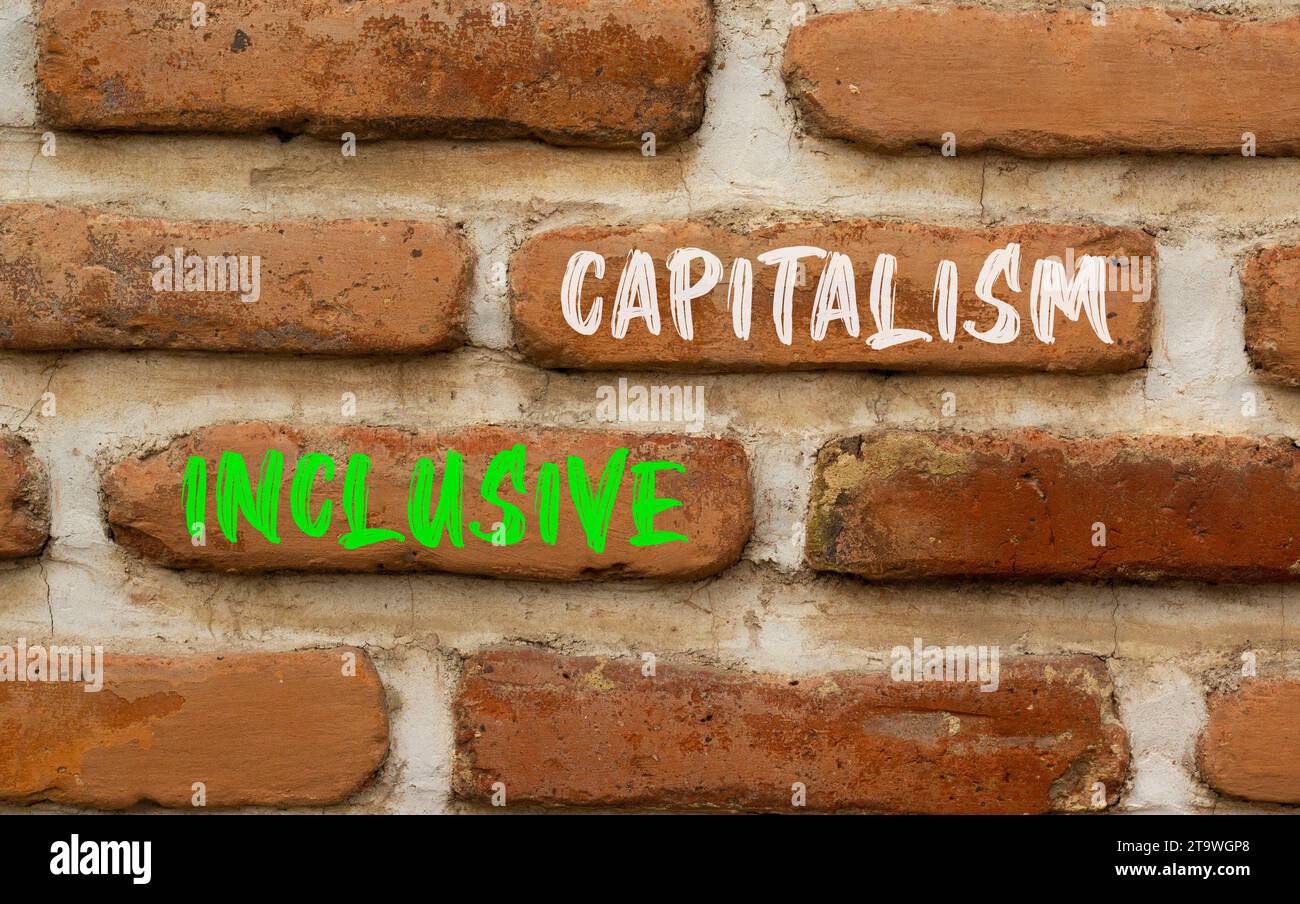 Inclusive capitalism symbol. Concept words Inclusive capitalism on ...
