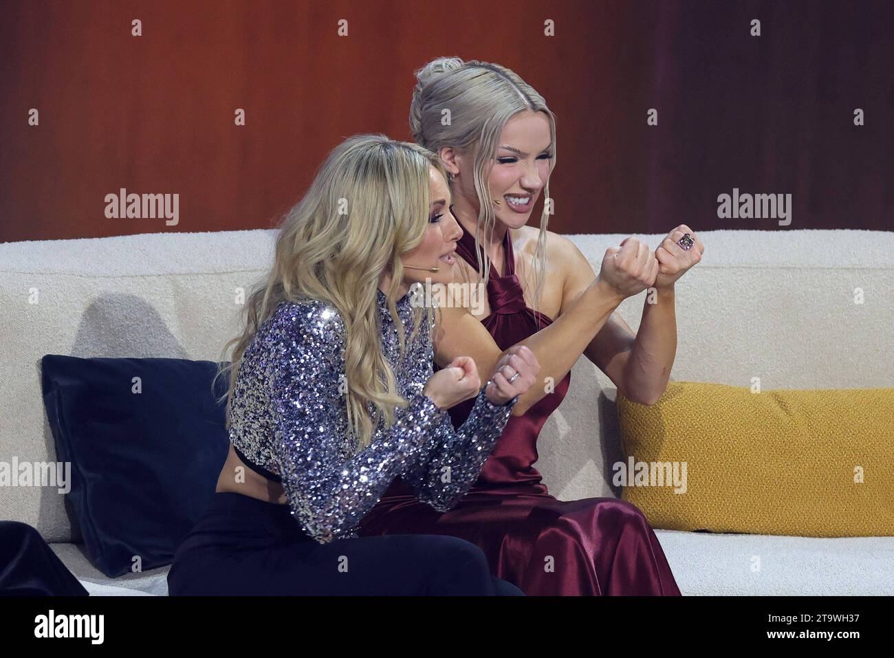 ZDF-Unterhaltungsshow Wetten dass. - live aus Offenburg Helene Fischer und Shirin David ...