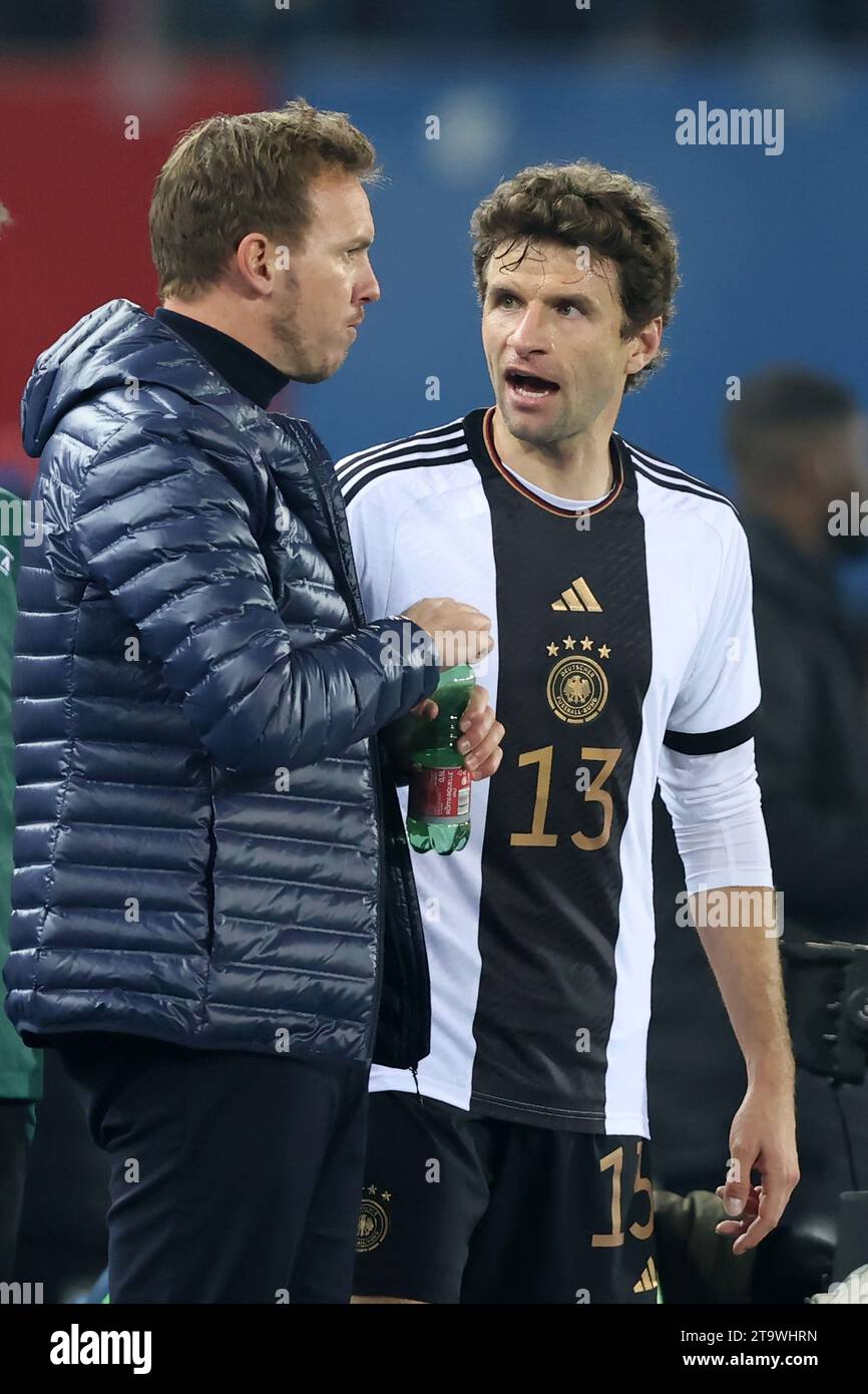Julian Nagelsmann Head coach of Germany Thomas Mueller of Germany ...