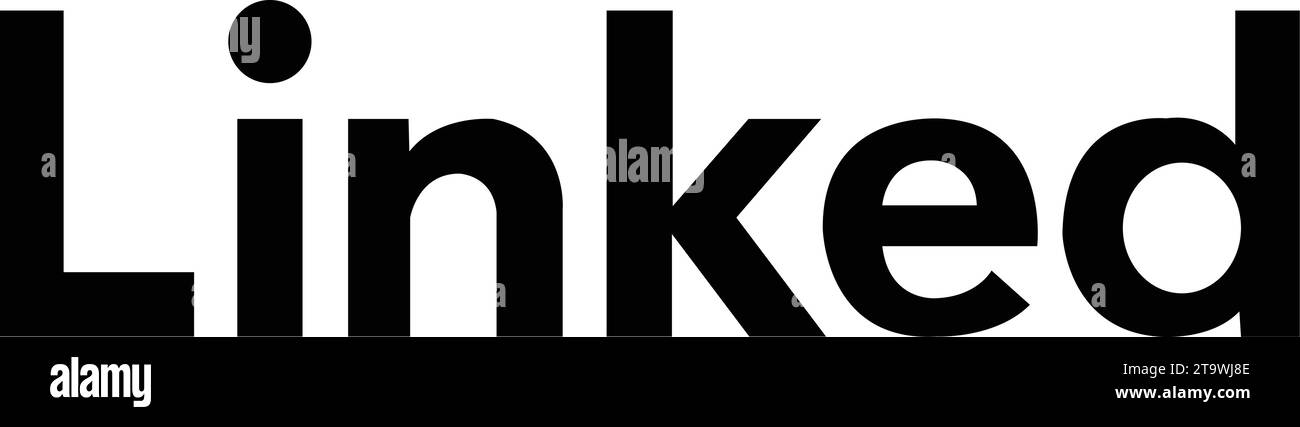 LinkedIn design logo sign symbol vector in American business and ...