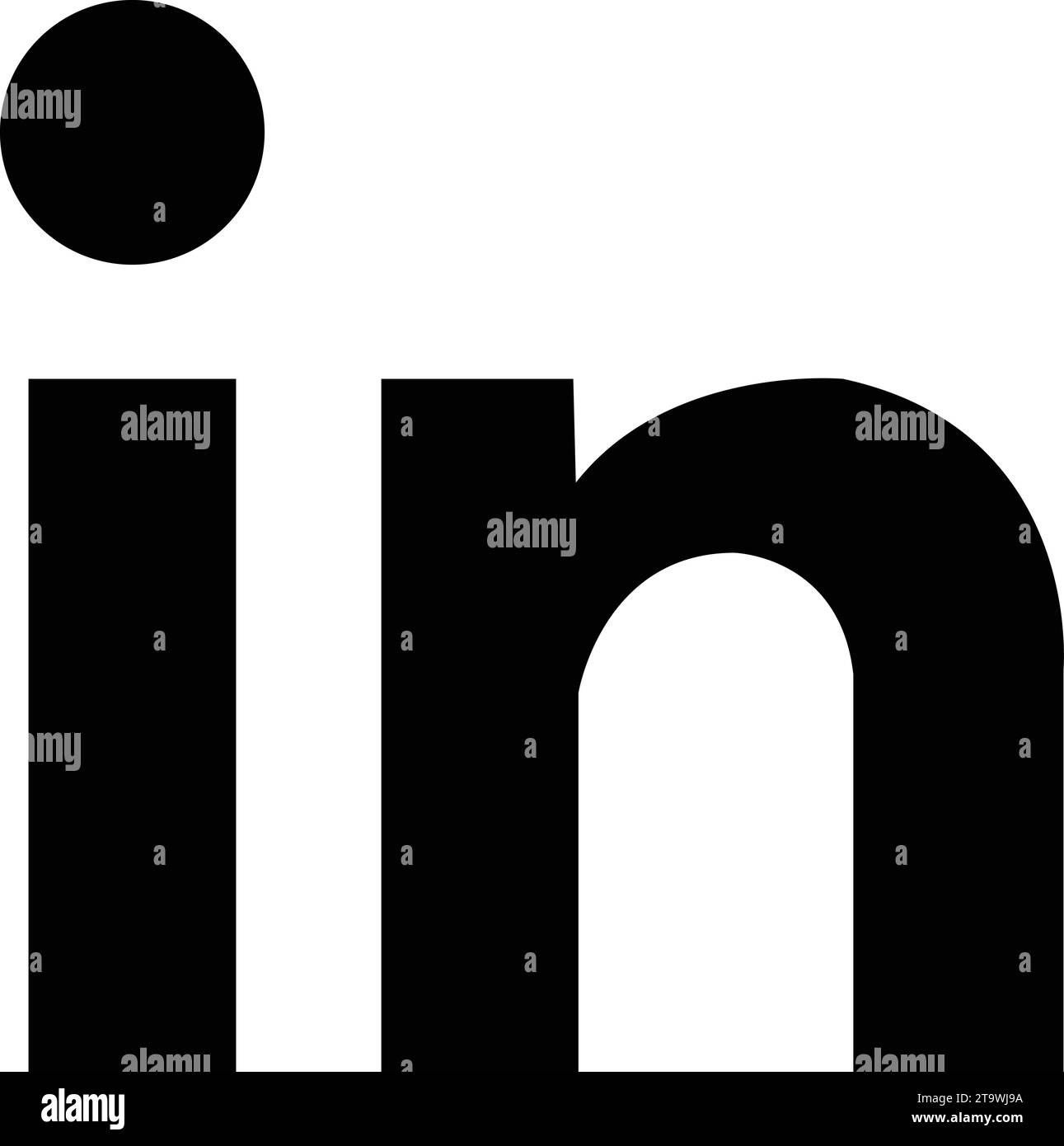 Linkedin logo Black and White Stock Photos & Images - Alamy