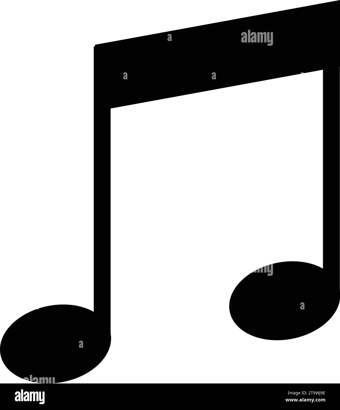 Music note flat icon, Music key symbol. song bites. sound tone notes ...