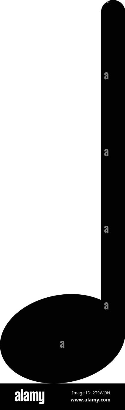 Music note flat icon, Music key symbol. song bites. sound tone notes ...