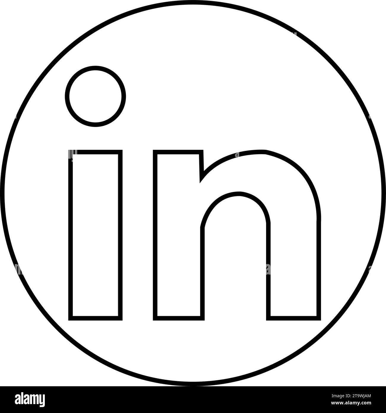 LinkedIn design logo sign symbol vector in American business and ...