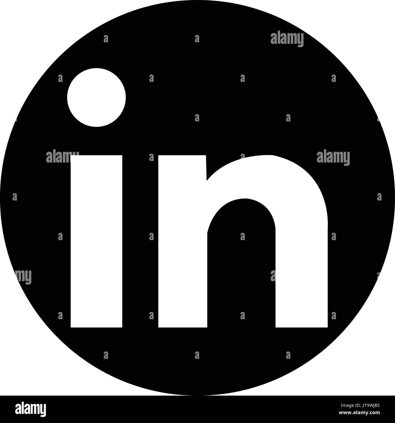 Linkedin Icon Vector LinkedIn Social Media Icon Logo Vector Element In