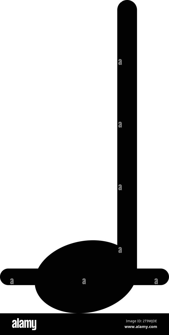 Music note flat icon, Music key symbol. song bites. sound tone notes ...