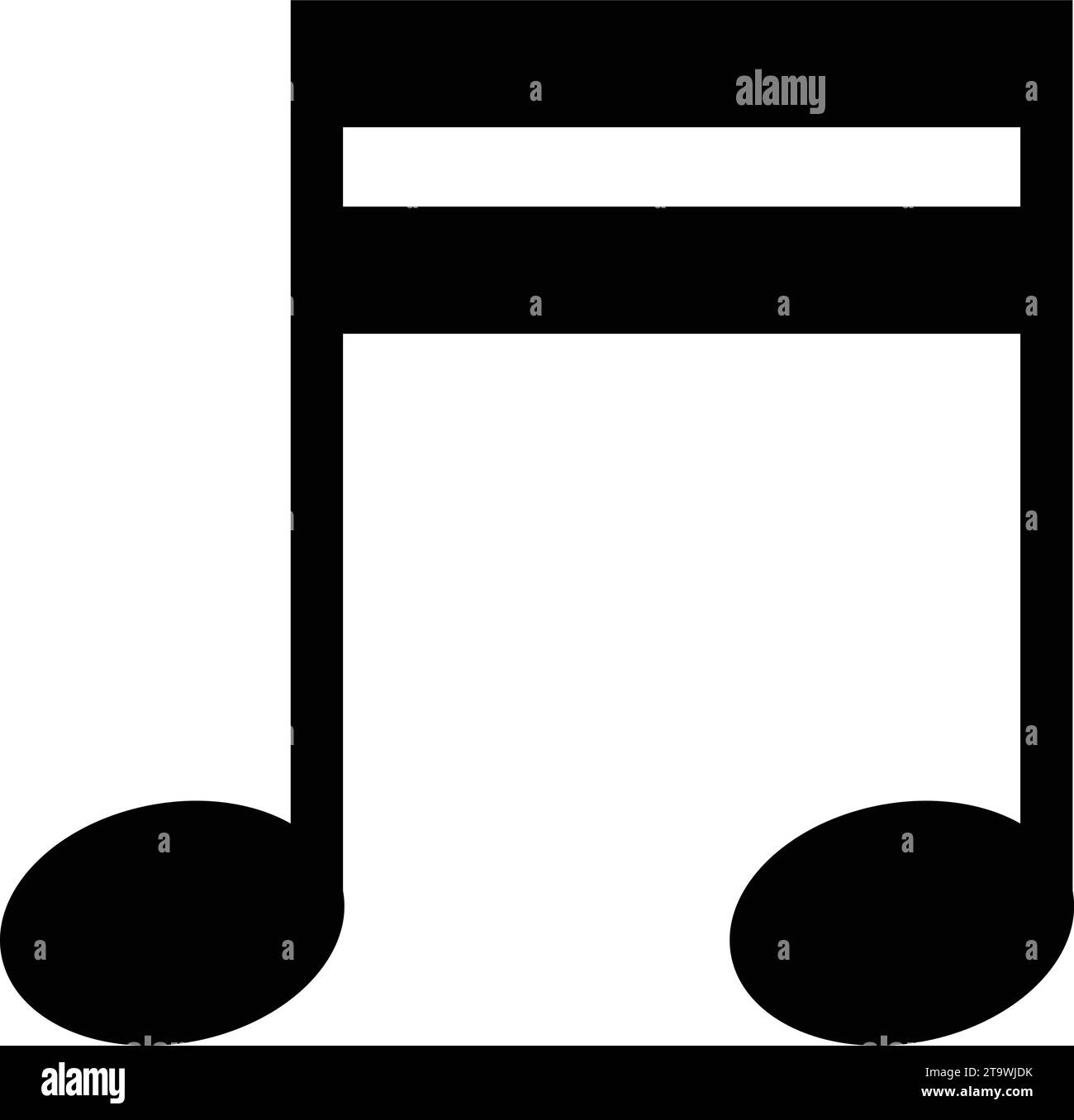 Music note flat icon, Music key symbol. song bites. sound tone notes ...