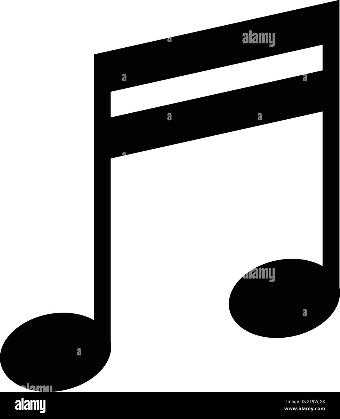 Music note flat icon, Music key symbol. song bites. sound tone notes ...