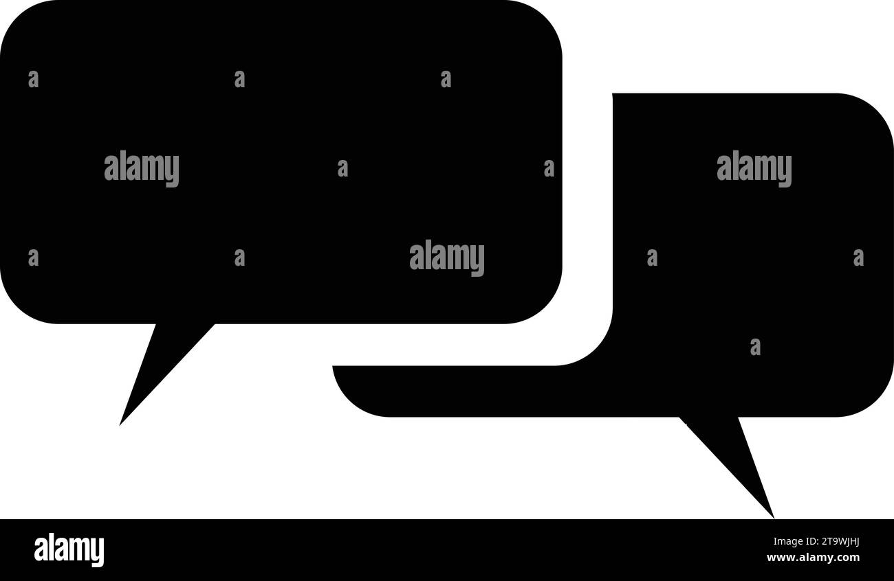 Flat Speech Bubble. Talk bubble. Speak bubble text, chatting box, Empty ...