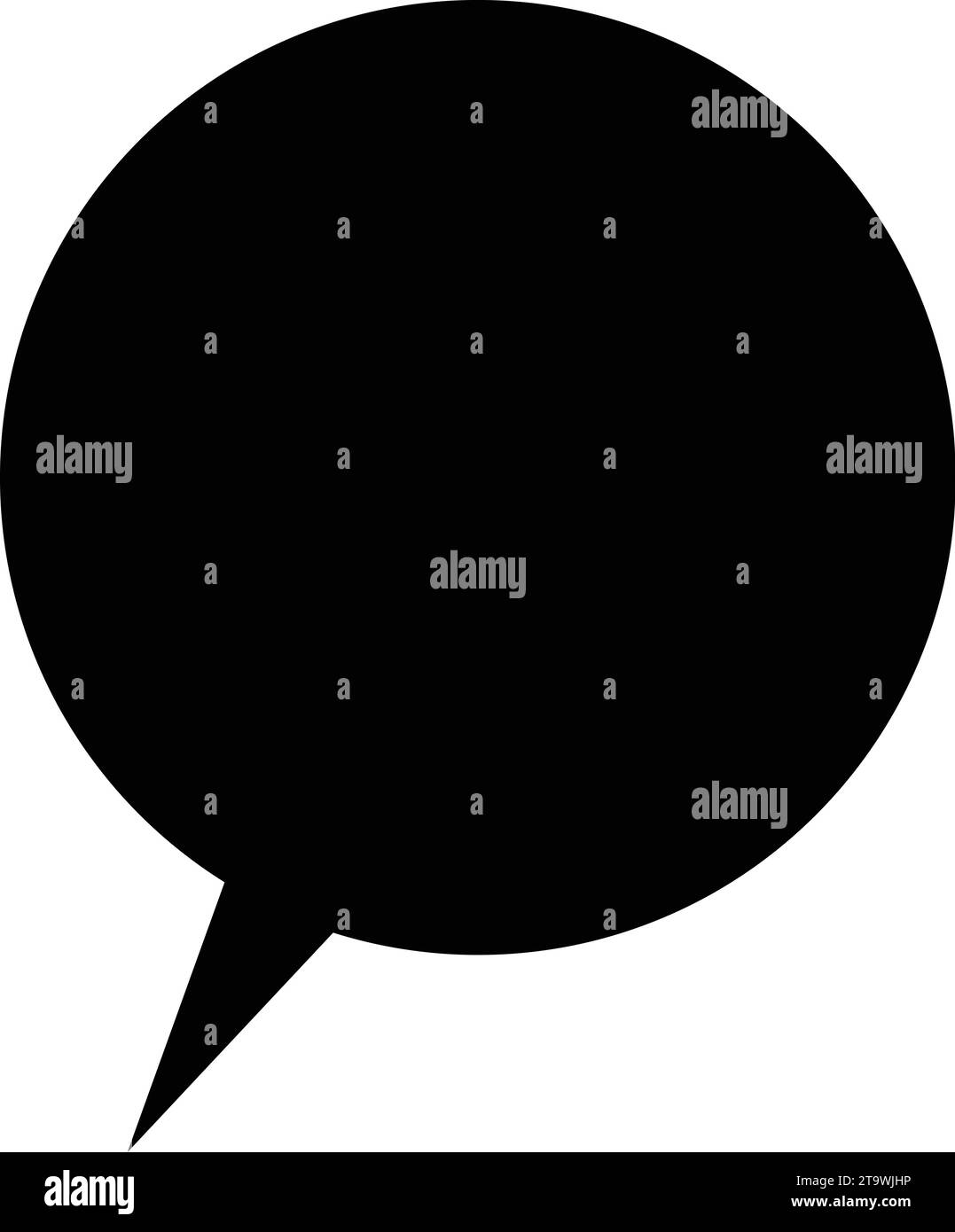 Silhouette bubble dialog box design hi-res stock photography and images ...