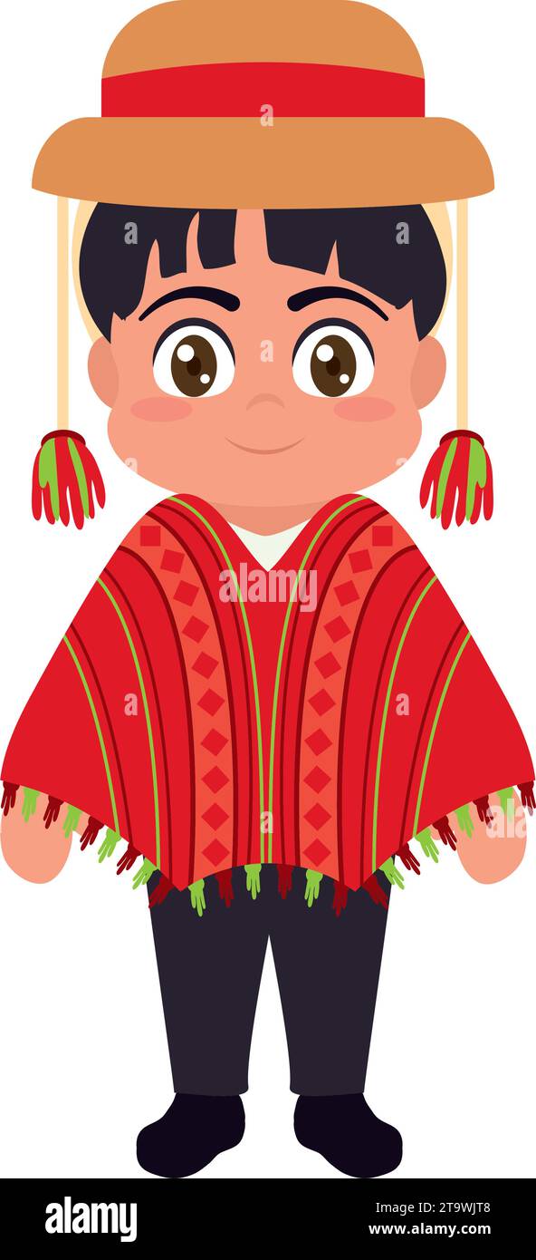 peruvian man illustration Stock Vector Image & Art - Alamy