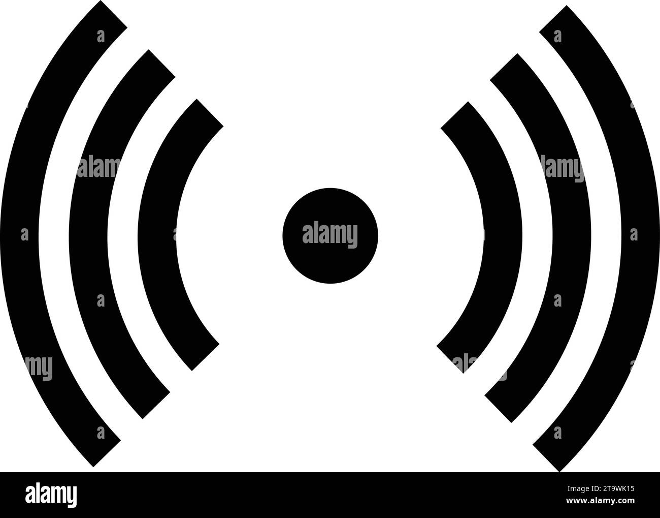 WiFi wireless internet signal flat icon symbol. Connect of network. Bar ...