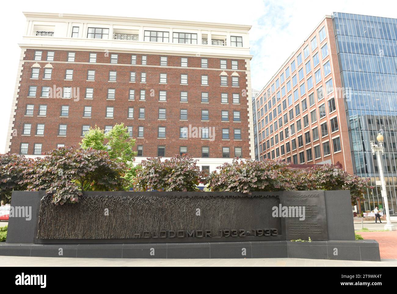 Washington, DC - June 01, 2018: Memorial of victims of the famine ...