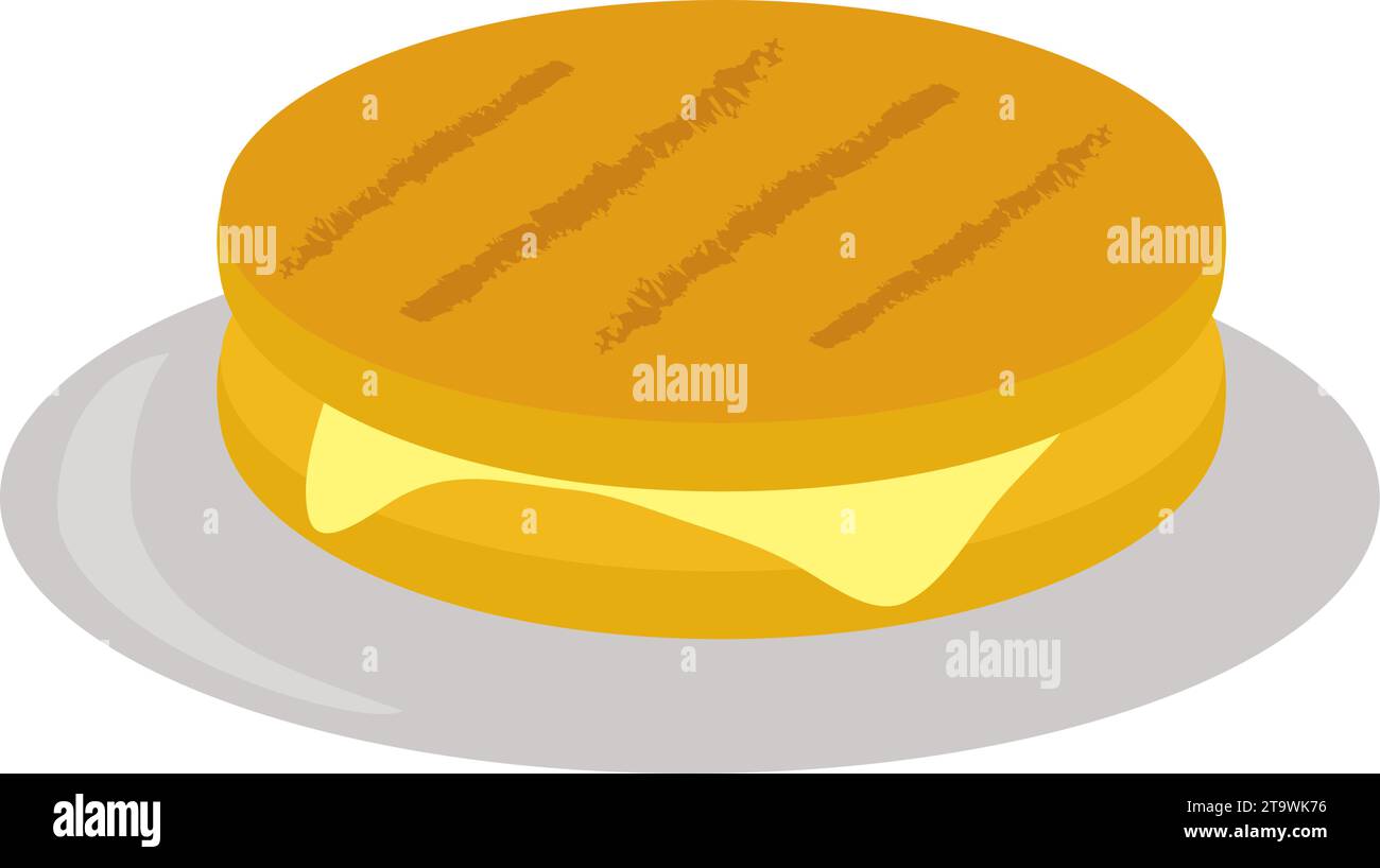 colombian arepa with cheese Stock Vector Image & Art - Alamy