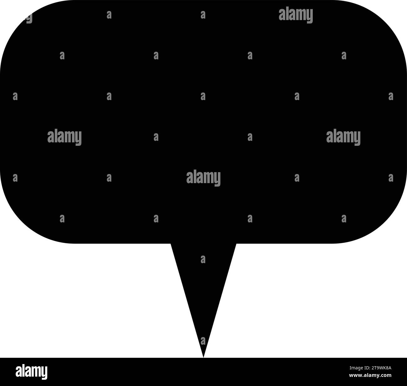 Flat Speech Bubble. Talk bubble. Speak bubble text, chatting box, Empty ...
